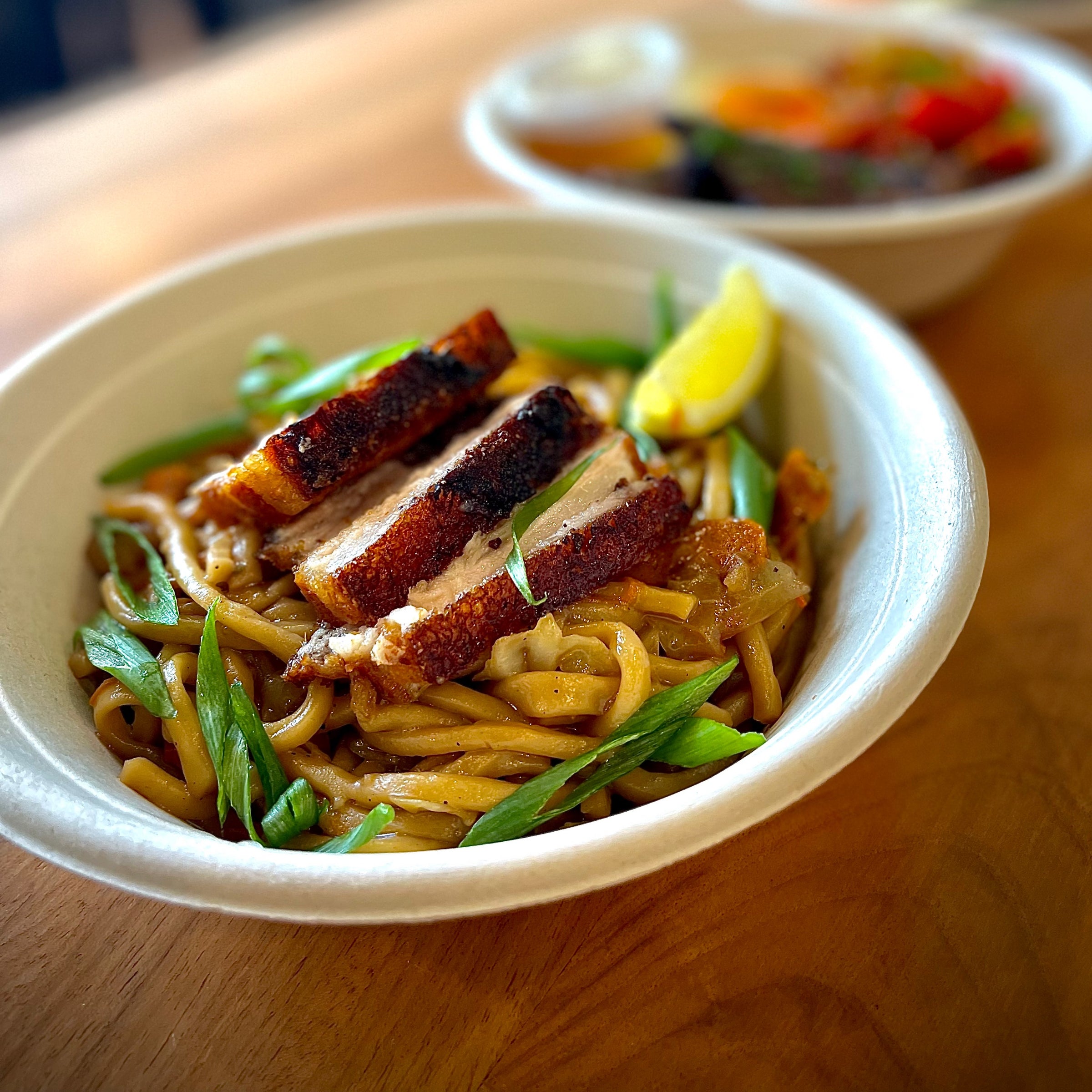 lechon kawali with java rice